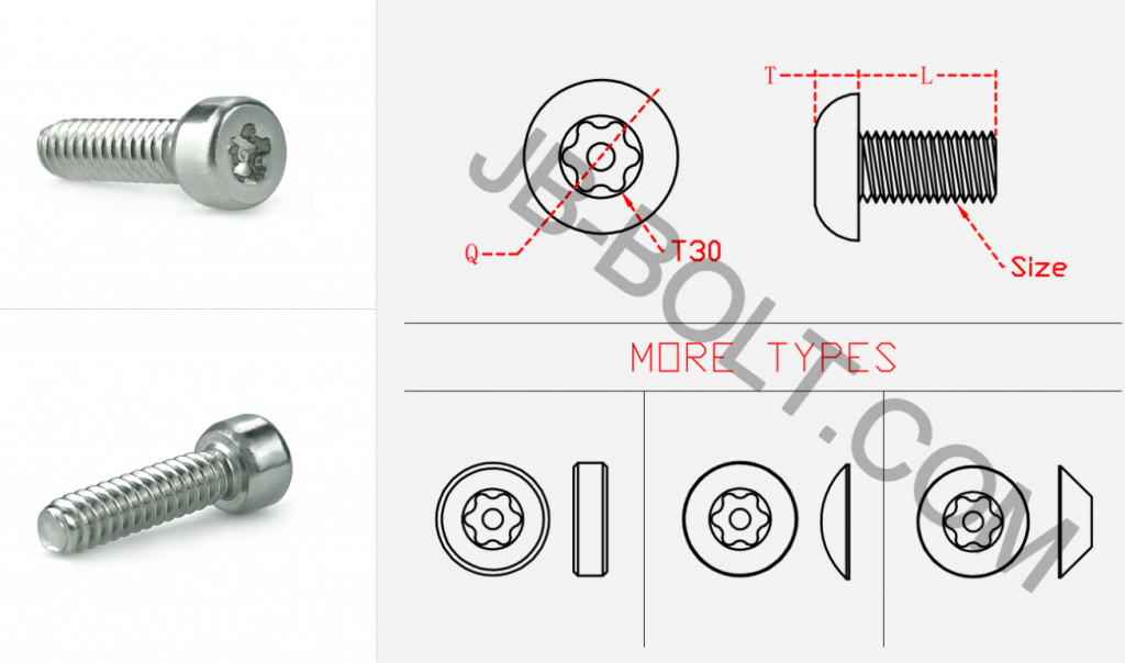 (5)Torx Bolts With Column - Shenzhen Jingbang Hardware Electronic Co., Ltd.