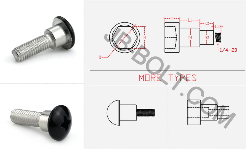 Round head shoulder Safety bolt - Shenzhen Jingbang Hardware Electronic ...